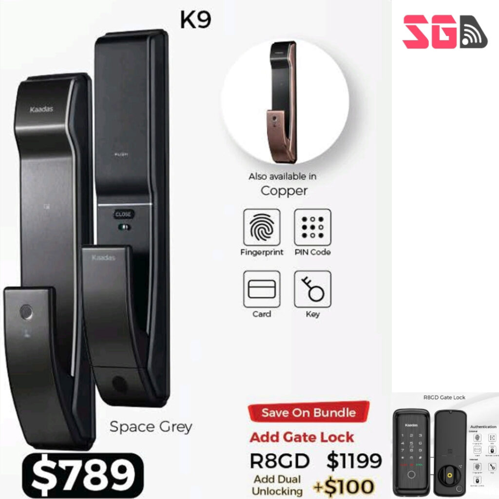 [FREE Installation] Kaadas K9 / K9-W Push Pull Door Lock – Smart Home ...